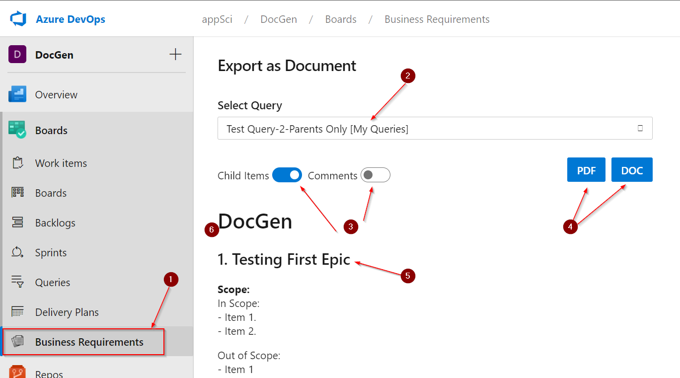 Export WorkItems as Document - Visual Studio Marketplace